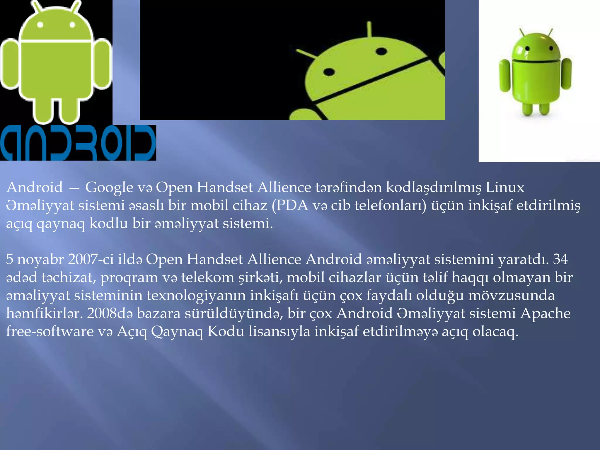 ICT Əməliyyat sistemləri | PPTX