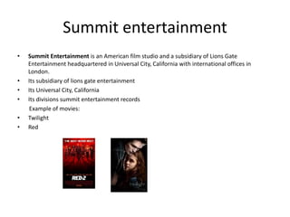 Flim institutions | PPT