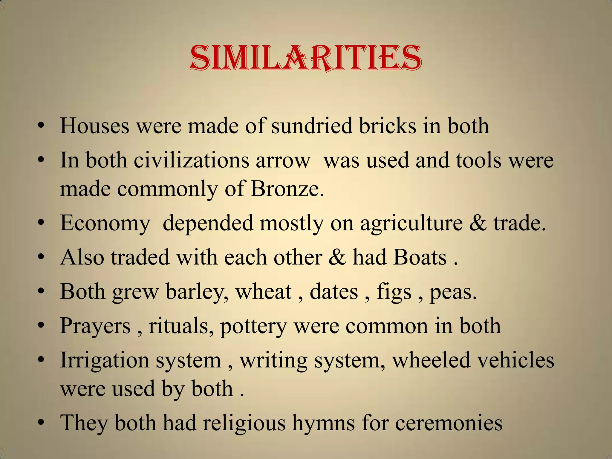 COMPARING TWO CIVILIZATIONS | PPTX