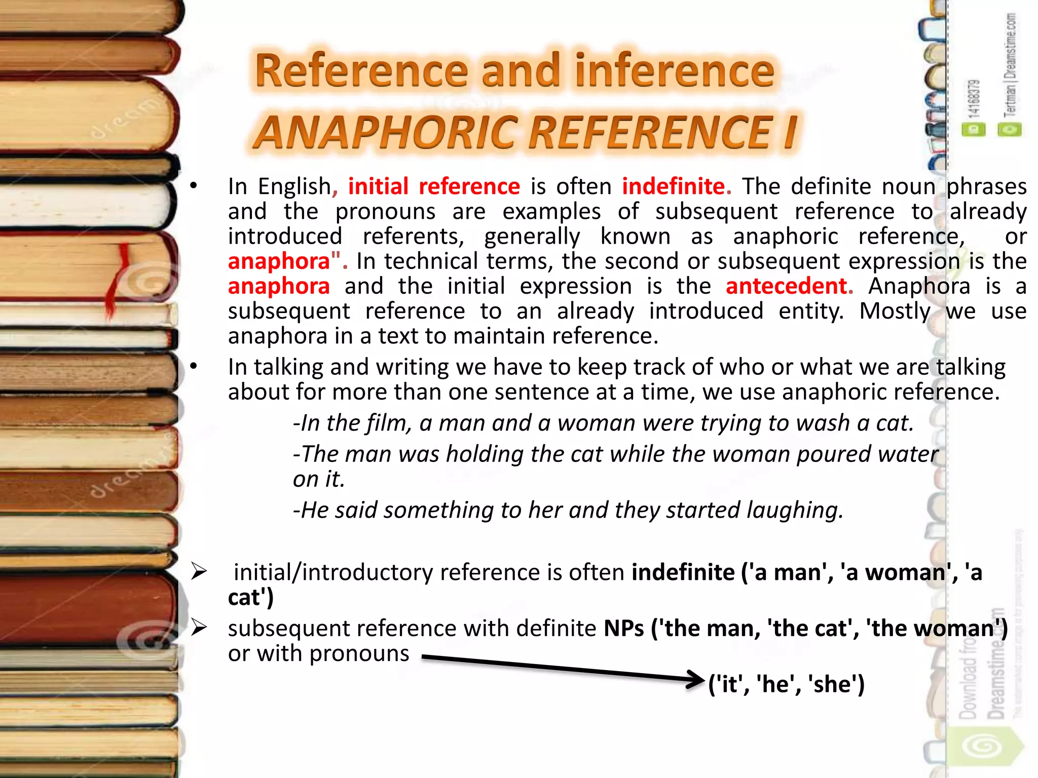 Pragmatic Referece and Inference | PPTX