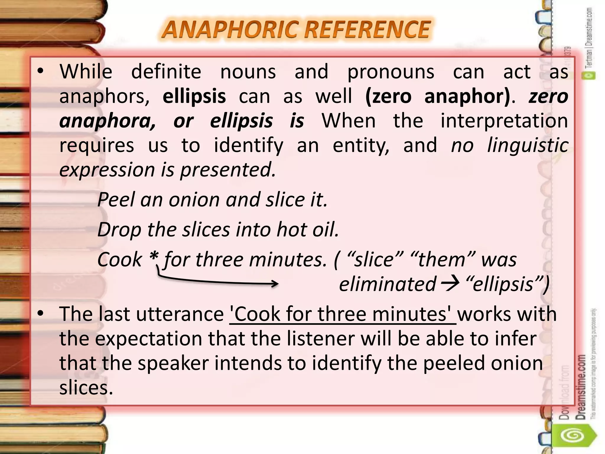 Pragmatic Referece and Inference | PPTX