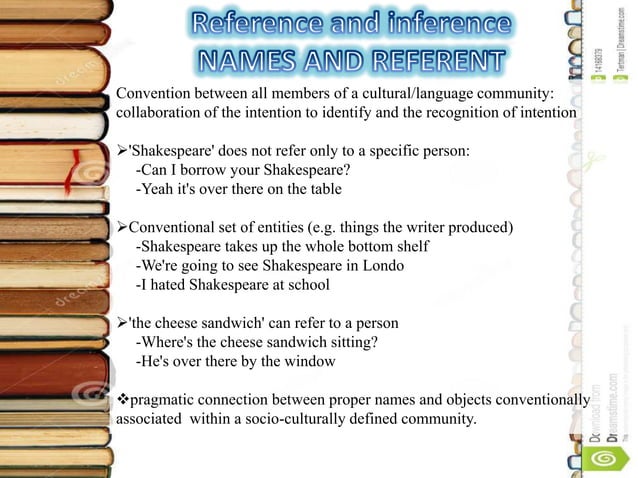 Pragmatic Referece and Inference | PPTX