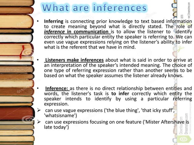 Pragmatic Referece and Inference | PPTX