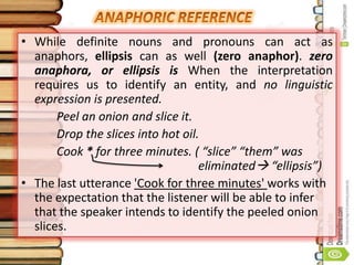 Pragmatic Referece and Inference | PPTX