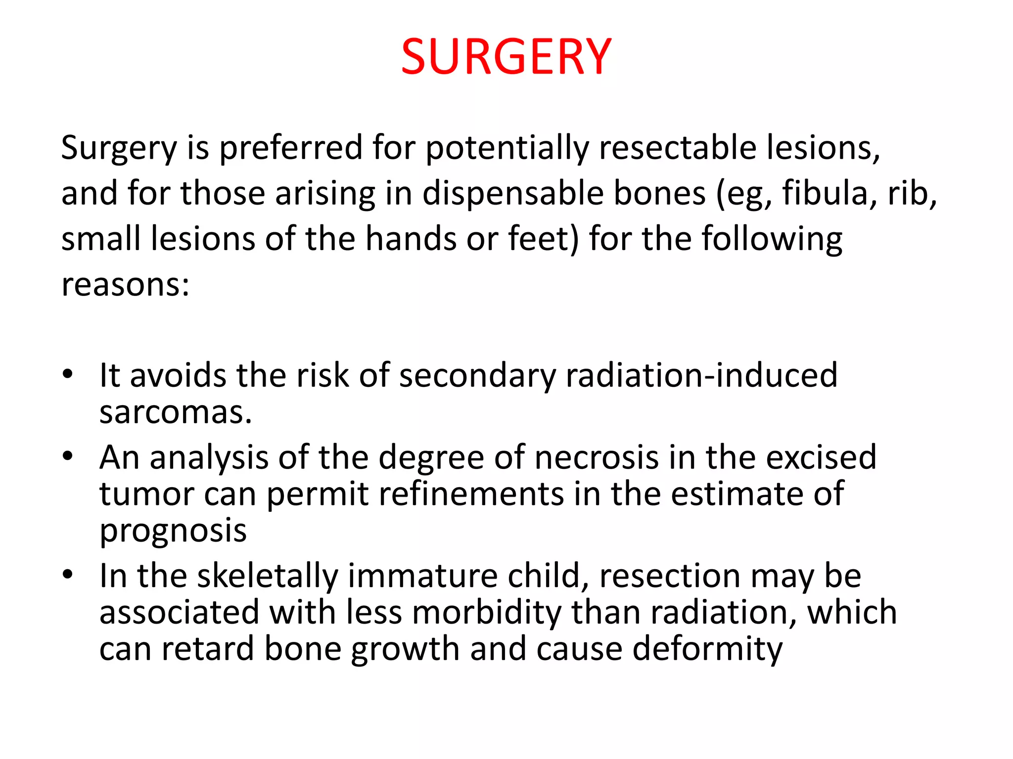 EWINGS SARCOMA & RADIOTHERAPY | PPTX