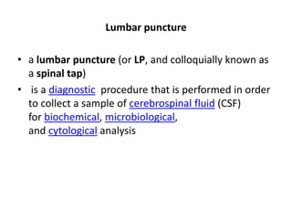 evaluation of csf | PPT