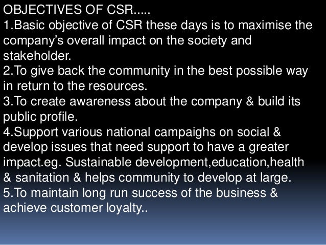 Corporate Social Responsibility