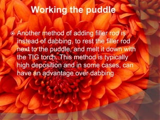 TIG Welding (Tungsten Inert Gas Welding) | PPTX