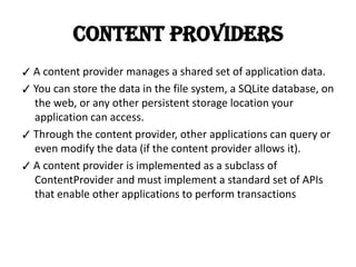 Android Technology | PPTX | Operating Systems | Computer Software and Applications