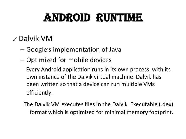 Android Technology | PPT