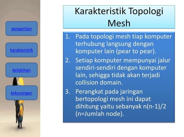 kelebihan dan kelemahan topologi mash | PPT