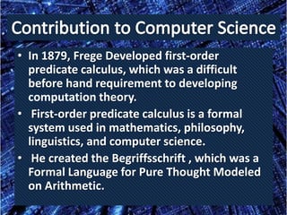 Gottlob Frege Powerpoint | PPT