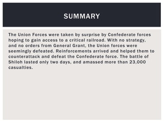 Battle of Shiloh | PPTX