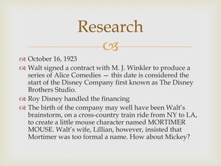 Disney Presentation | PPT