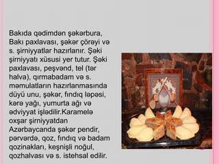Azərbaycan Milli Metbexi | PPTX