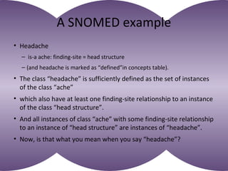 Introduction to medical coding standards and SNOMED-CT | PPT