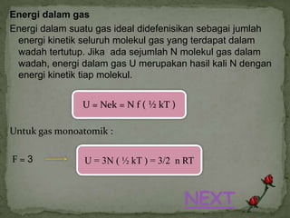 teori kinetik gas | PPT