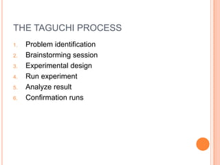 optimization of drilling process parameter | PPTX