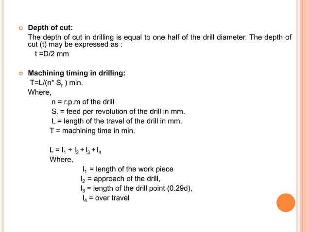 optimization of drilling process parameter | PPTX | Physics | Science