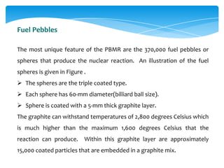 PEBBLE BED MODULAR REACTOR | PPT