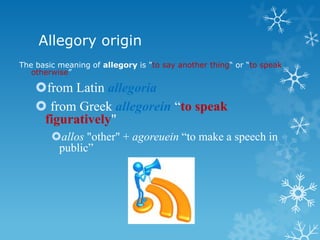 Allegory Definition And Helpful Examples Of Allegory In