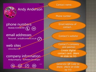Contact Card | PPT