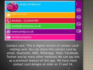 Contact Card | PPT