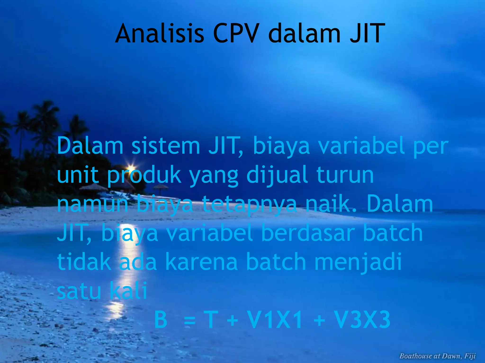 Biaya Kualitas dan JIT | PPT
