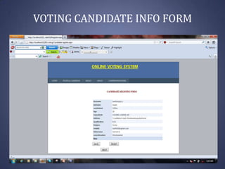 online voting system | PPTX