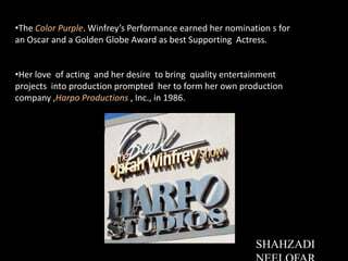 oprah winfrey...an entrepreneur | PPTX