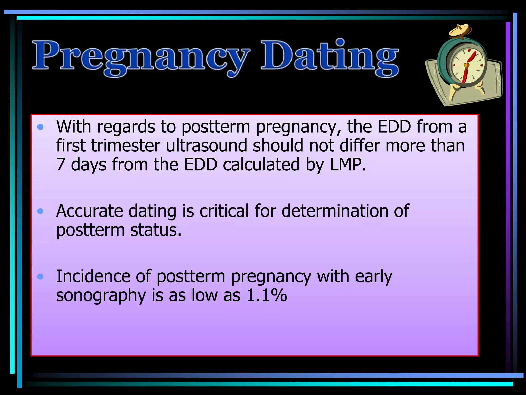 post date pregnancy | PPTX