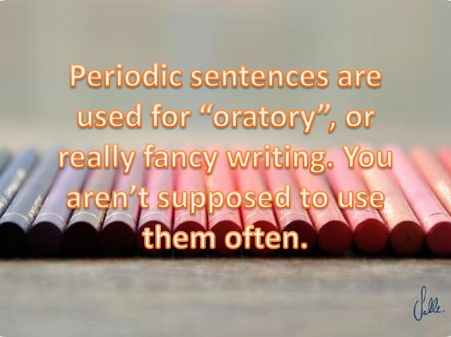 Loose and Periodic Sentences | PPTX