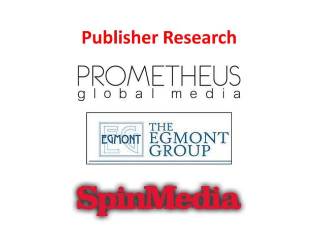 Publisher Research | PPTX