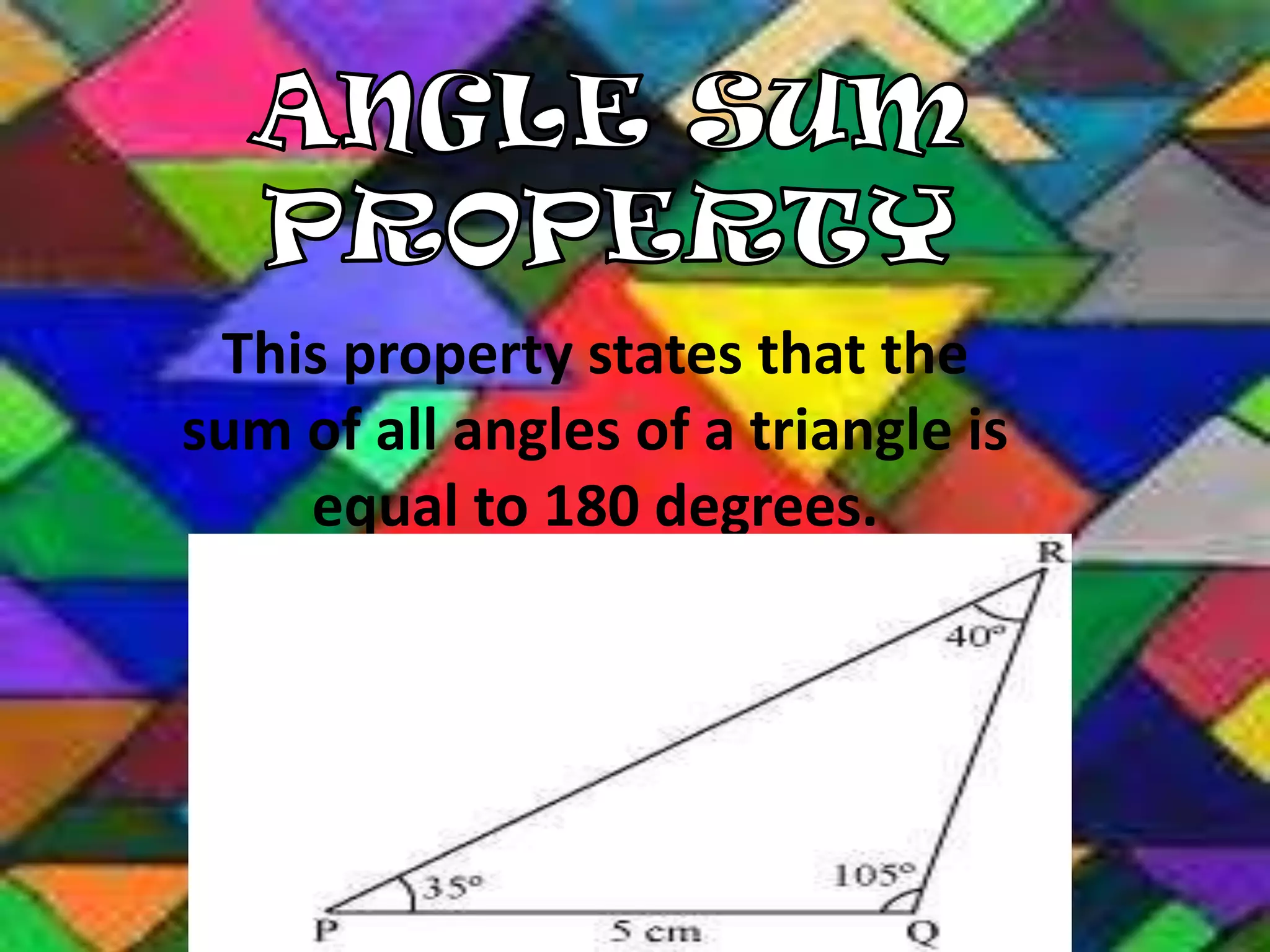 Triangles and their properties | PPTX