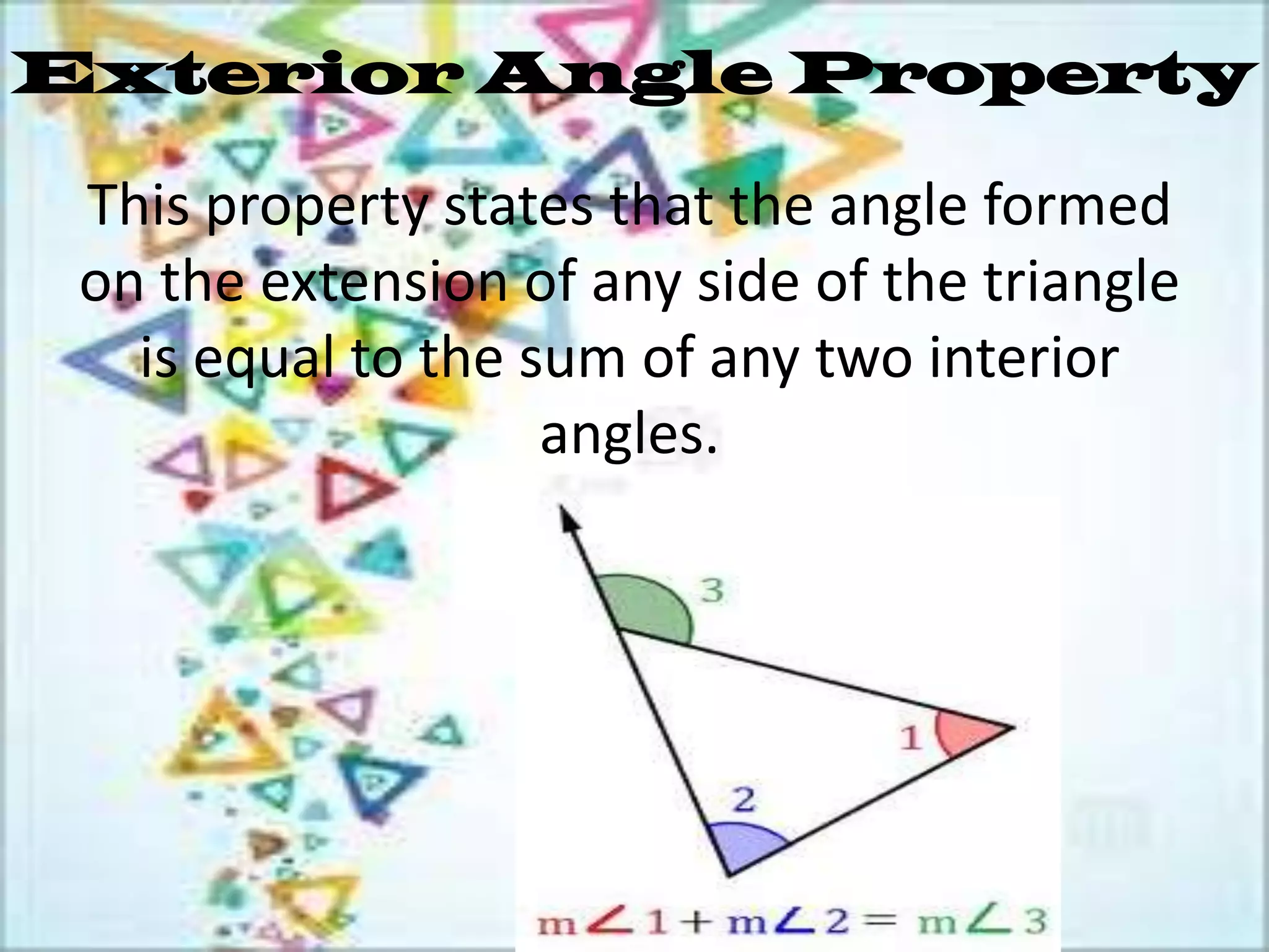 Triangles and their properties | PPTX