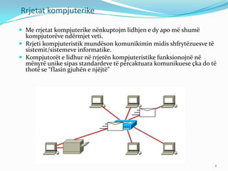 rrjetat kompjuterike | PPTX