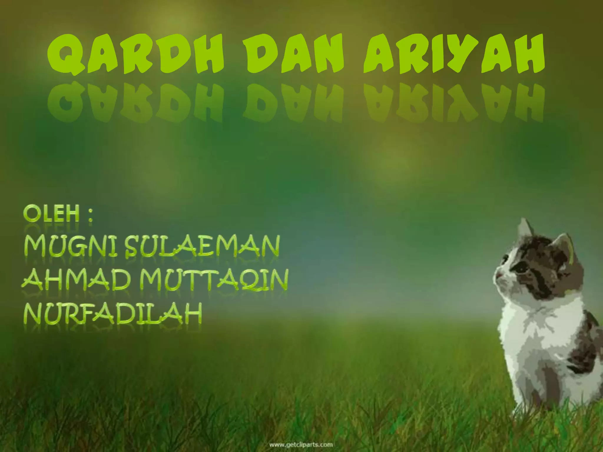 Qardh dan Ariyah | PPTX