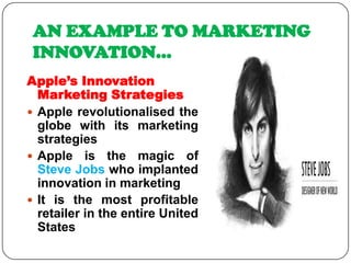 PRESENTATION ON INNOVATION MARKETING | PPTX