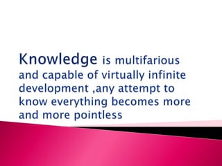 Learning to Know | PPTX