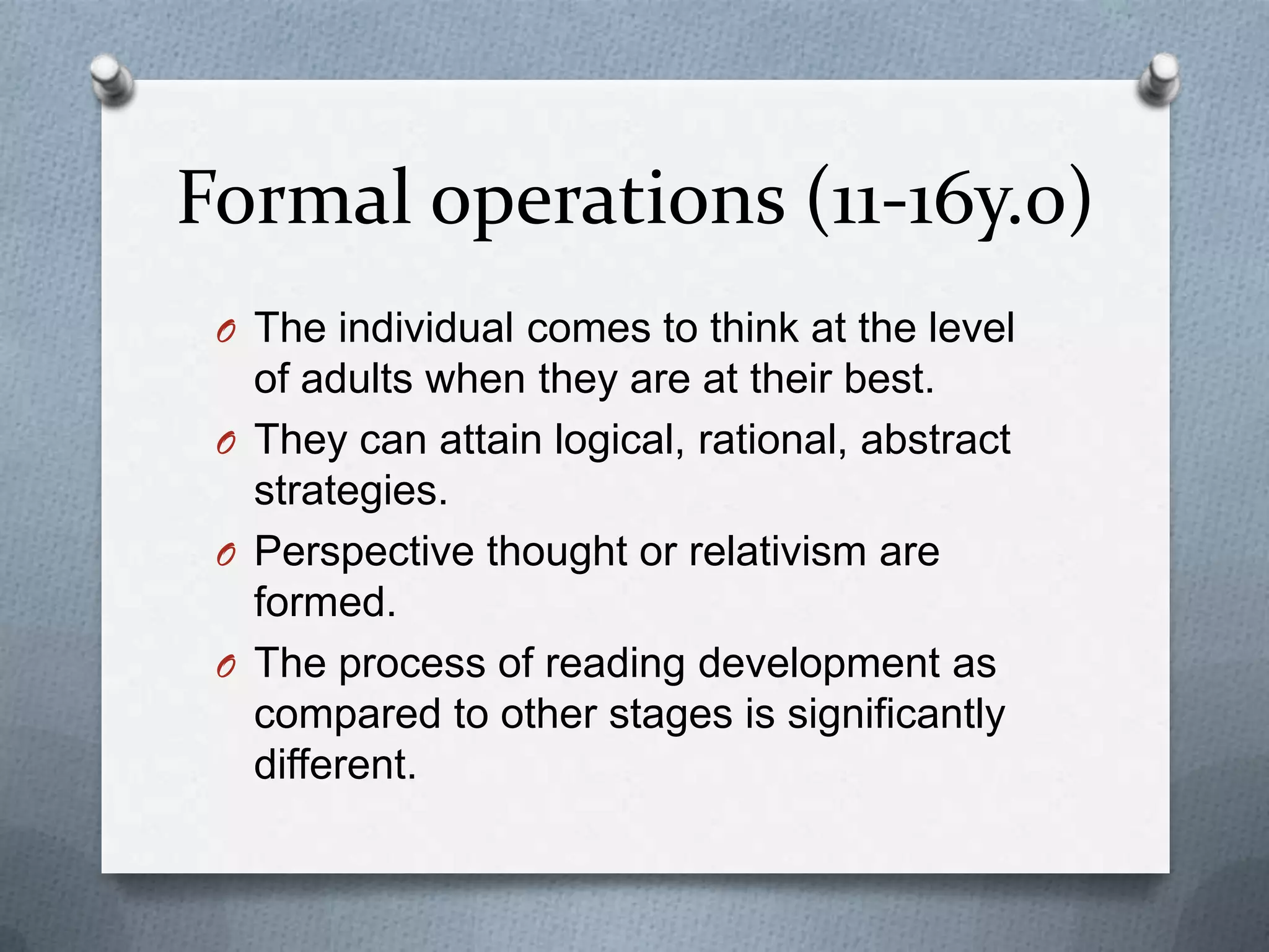 theory of cognitive development -jean piaget- | PPTX