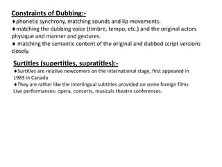 screen translation | PPT