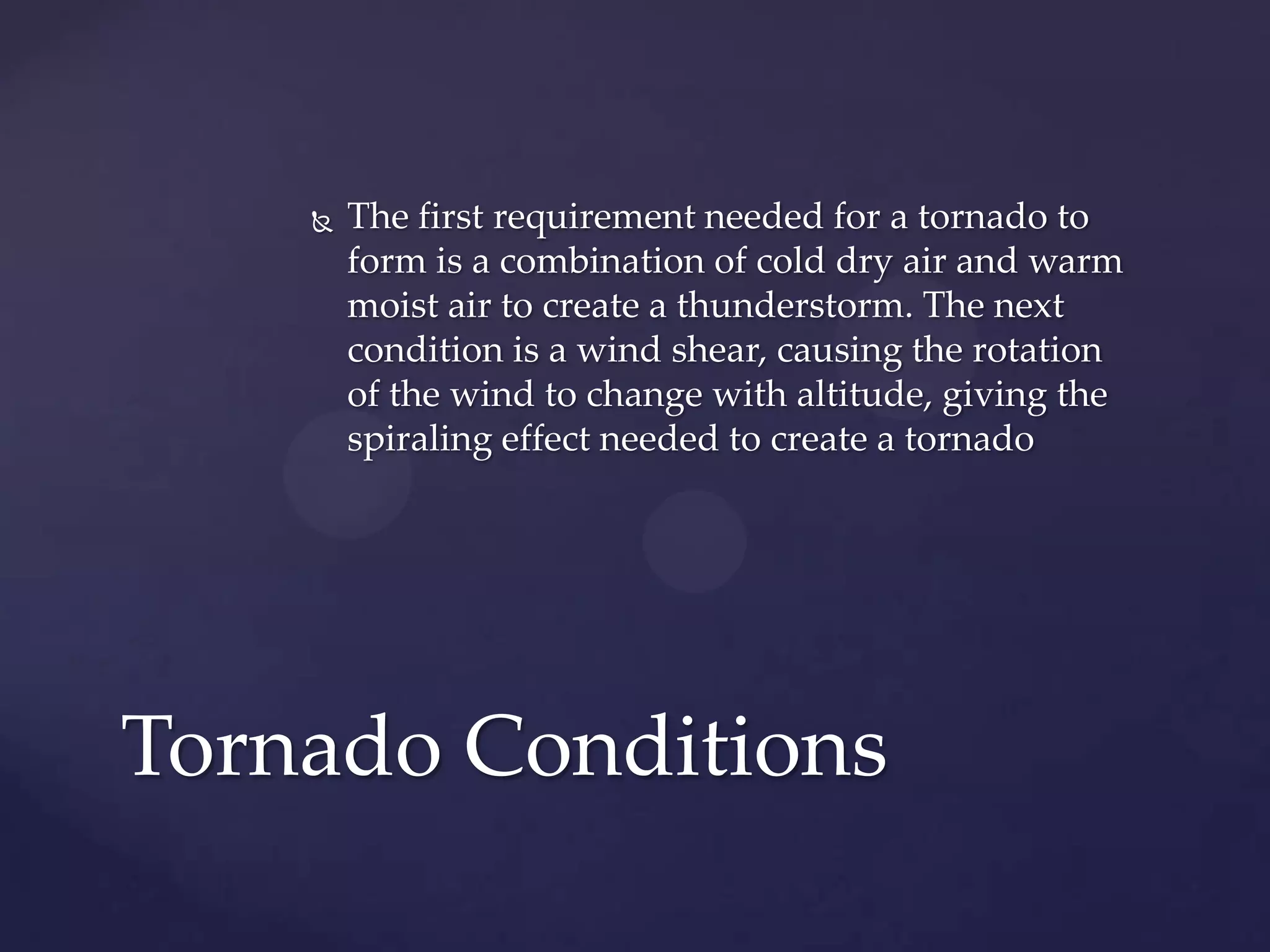 Natural Hazards - Tornadoes | PPTX