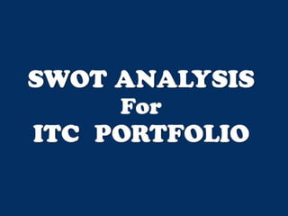 Analysis of ITC s Vision, Mission Statements and Analysis of ITC ...