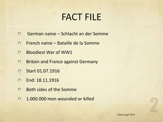 Battle of the Somme | PPTX