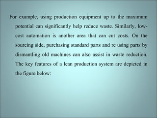 Transition From Traditional To Lean Manufacturing | PPT
