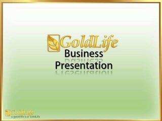 Gold Life Business Presentation | PPT
