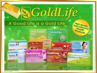 Gold Life Business Presentation | PPTX