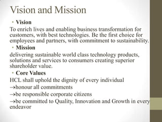 HCL management innovations | PPTX