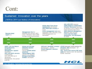 HCL management innovations | PPTX