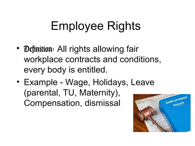 Employment Laws | PPT